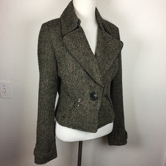 CAbi | Jackets & Coats | Cabi Tweed Moto Jacket | Poshmark